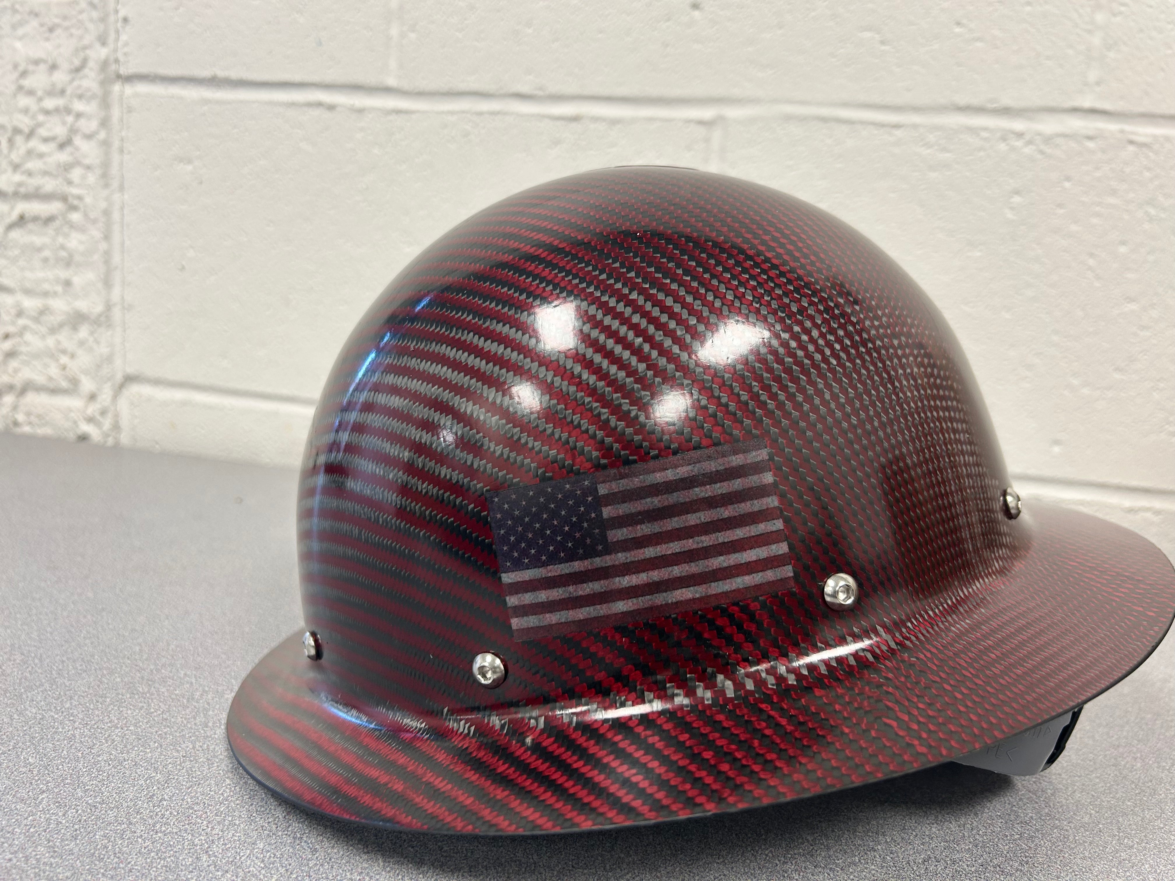 Cosmetic Blemish, FULL BRIM, RED MATTE – Cerious Composites